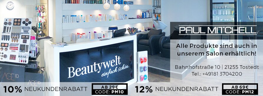 Paul Mitchell 12% Gutscheincode: PM12